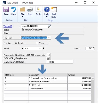 Microsoft Dynamics GP - 1099 Information for the 2020 Year-End - Njevity